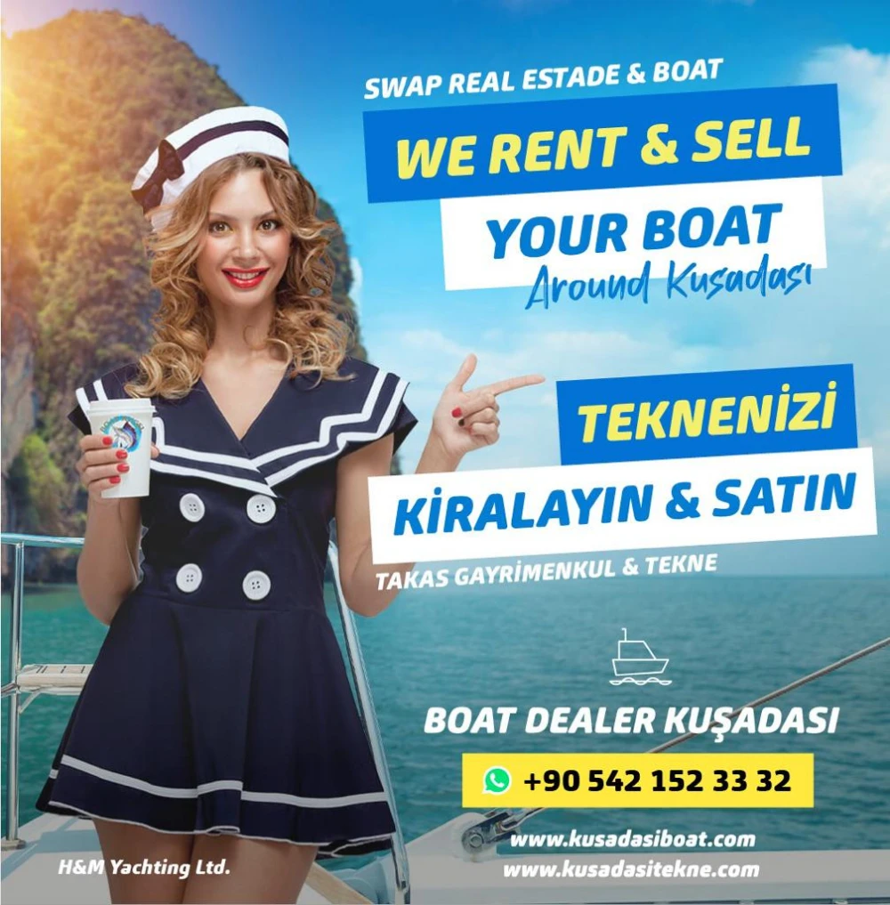 Kiralık Tekneler - H&M Kuşadası Yacht | Hira & Mina Kuşadası Yacht